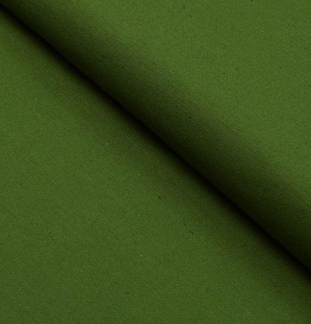 LINHO COTTON VERDE OLIVA 80% Algodão 20% Linho L 1,50m na Espaço das ...